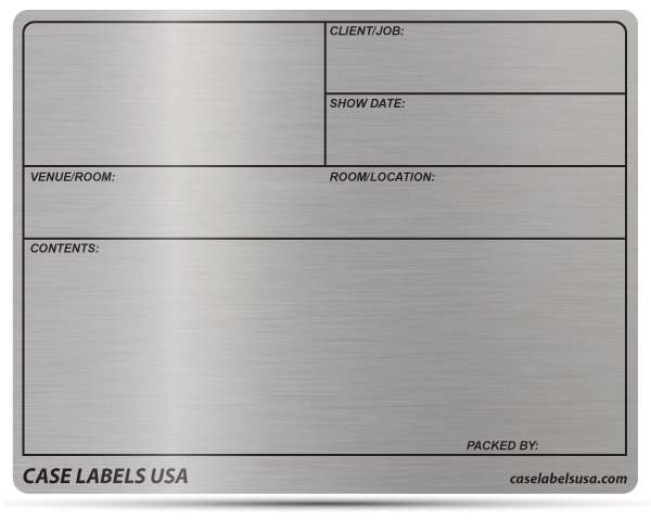 Pro Picks: Rewritable Metal Case Labels - Case Labels USA